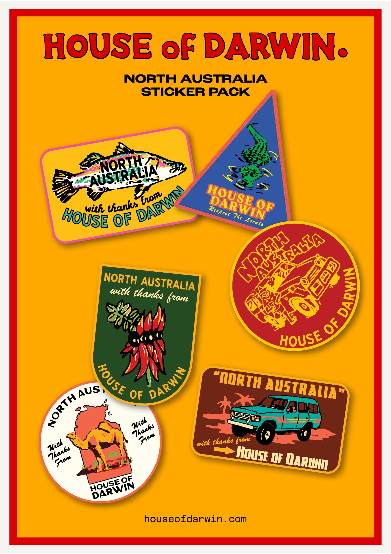 Sticker Pack • House of Darwin