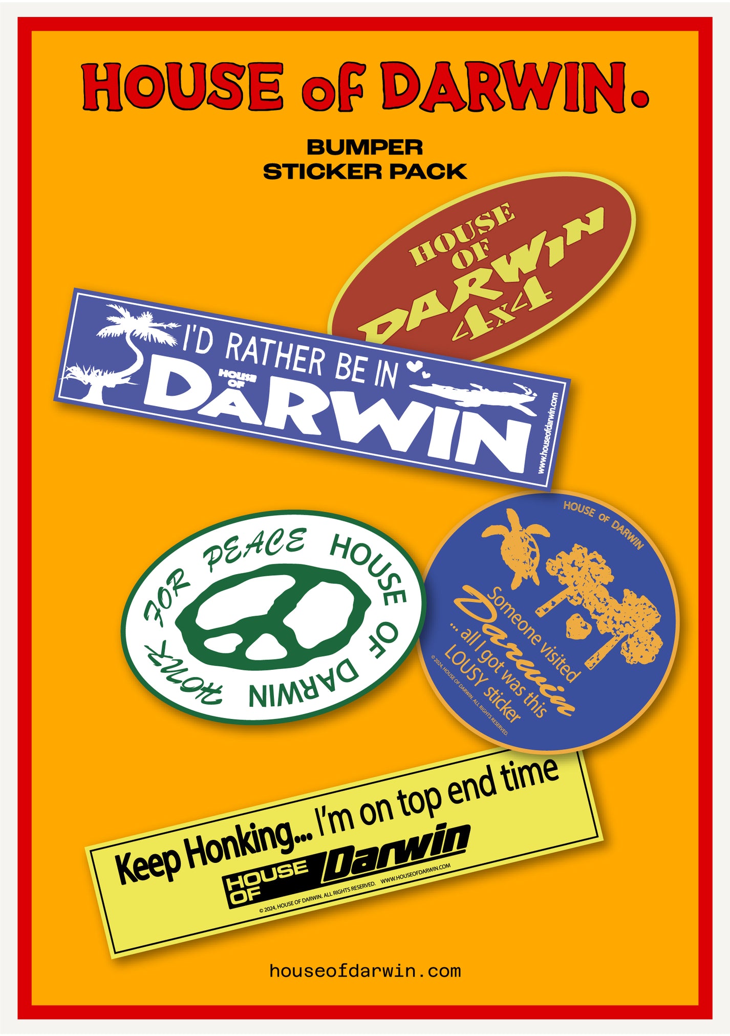 Sticker Pack • House of Darwin